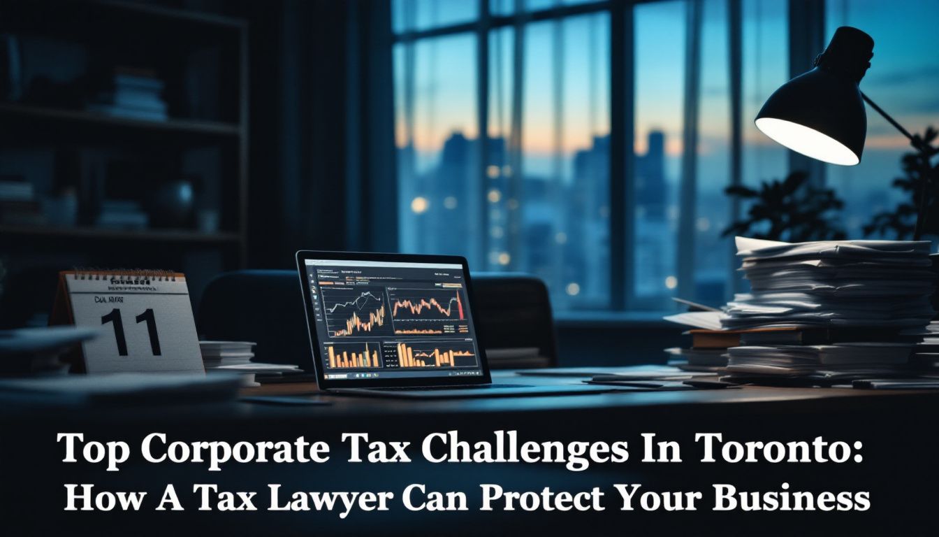 Top Corporate Tax Challenges In Toronto: How A Tax Lawyer Can Protect ...